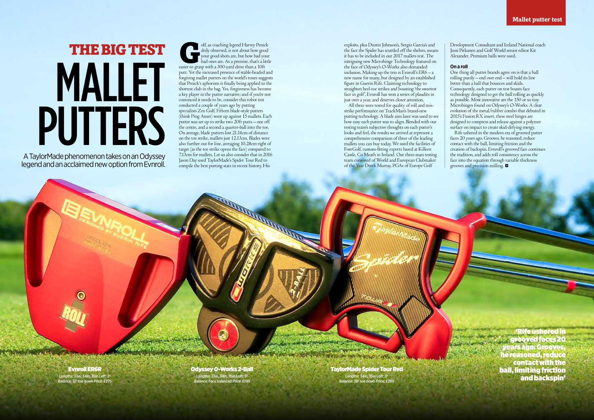 Golf World Magazine, The Ultimate Mallet Putter Test - ForeGolf